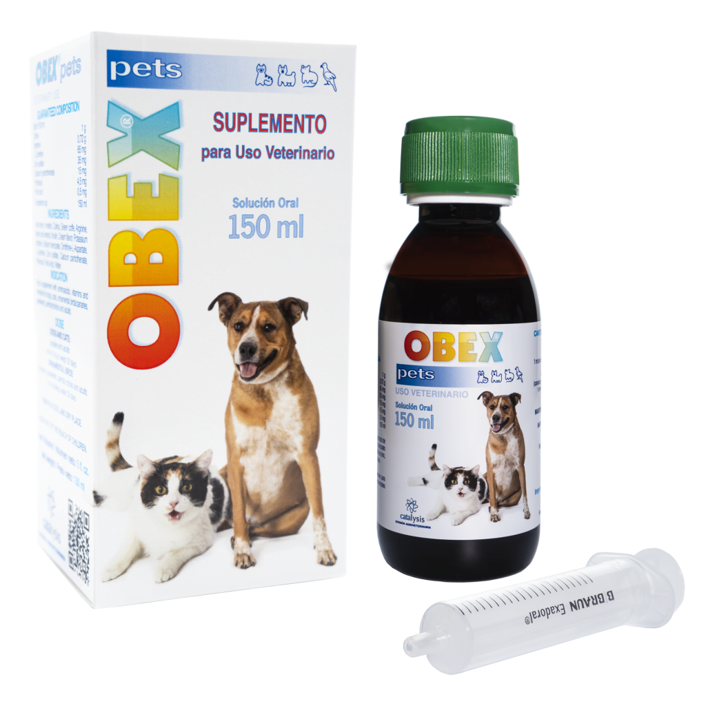 Obex x 150 Ml perro y gato Suplemento nutricional 🐶🐱 - Shaly.co